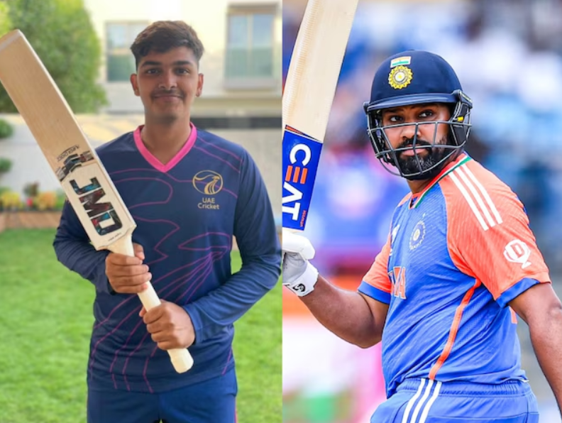 UAE U-19 Cricketer Aryan Saxena Dreams of Taking Rohit Sharma’s Wicket ...